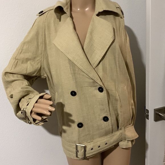 Moon River | Jackets & Coats | Nwt Moon River Linenmix Motovibe ...